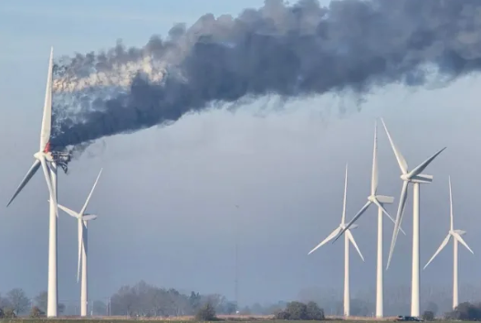 Planck Vision Systems: Wind Turbine Fire at Coldham Wind Farm Causes ...