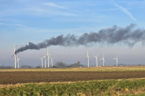 Planck Vision Systems: Wind Turbine Fire at Coldham Wind Farm Causes ...